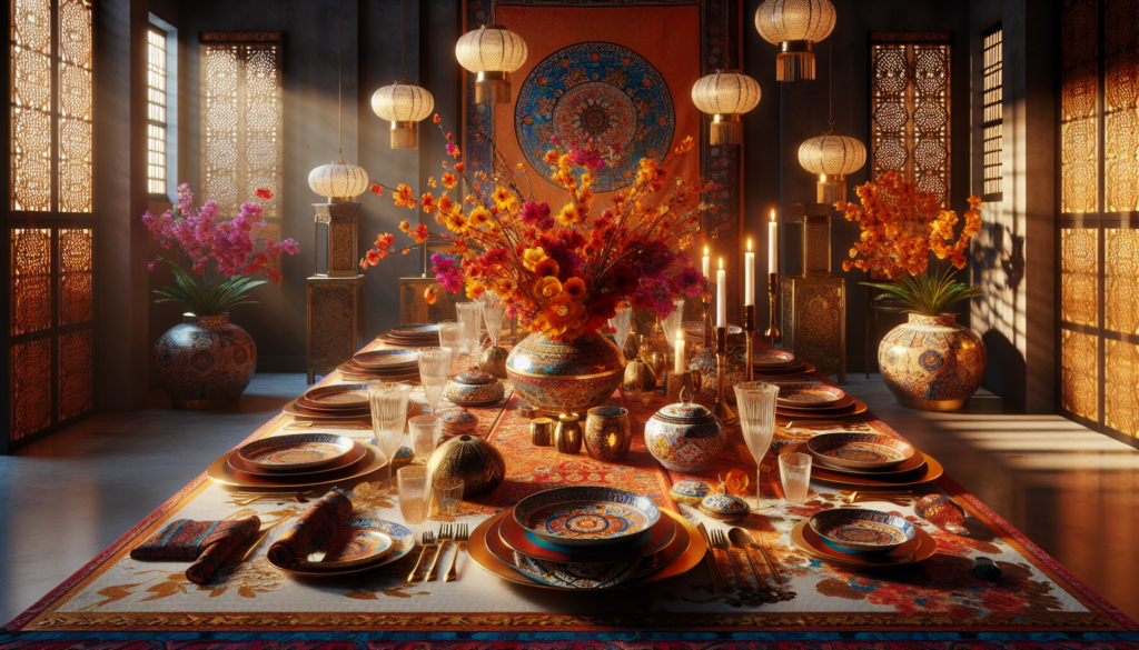 Inspiration pour une table de fête orientale - Decorersatable.com